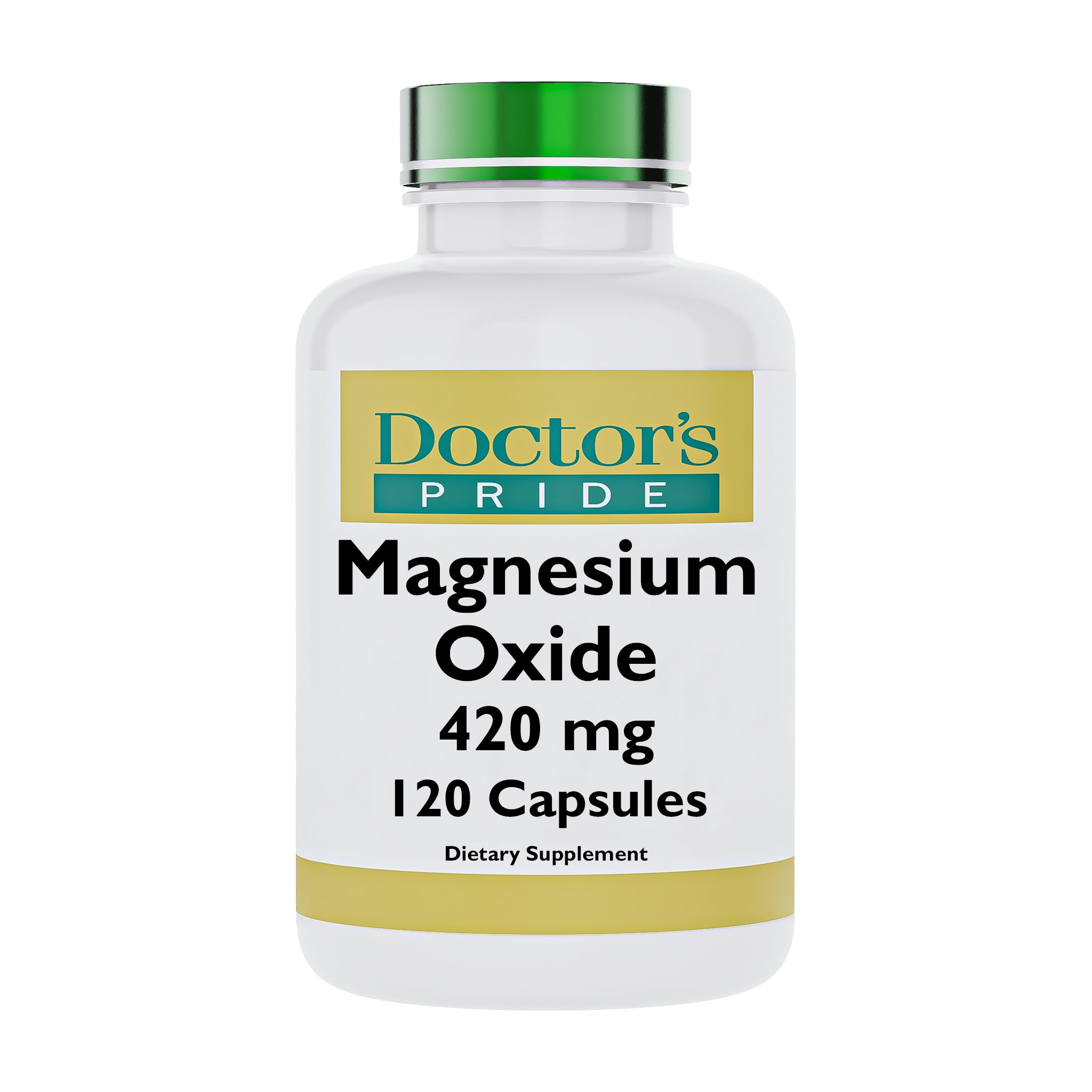 Magnesium Oxide 420mg - 120 Capsules | 4 Month Supply! | 100% Daily Va ...