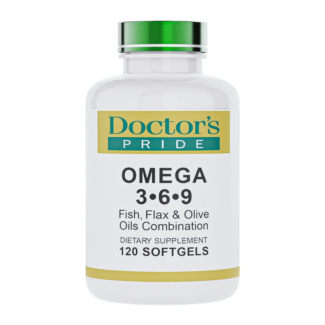 Omega 3-6-9 (Fish, Olive, & Flax Oils)- 120 Softgels – Doctor's Pride