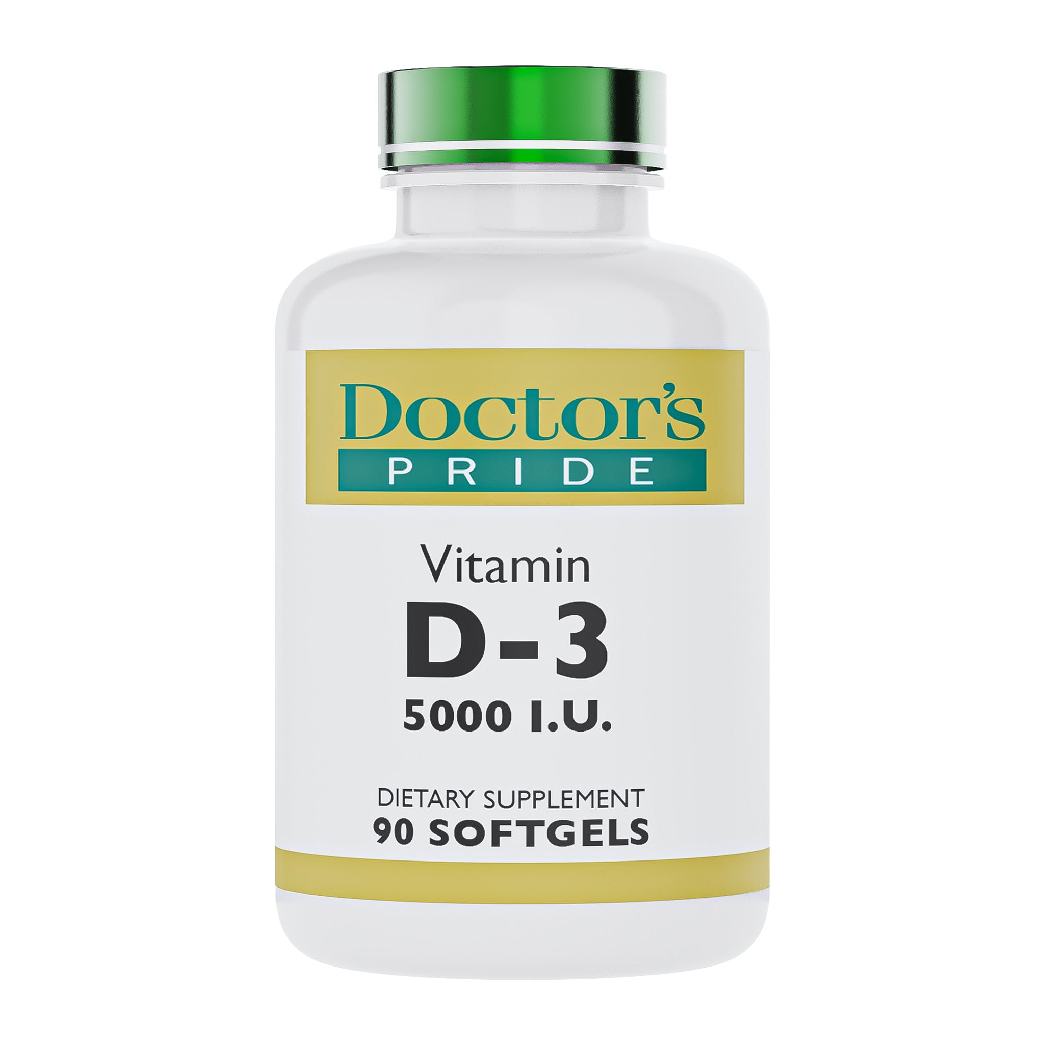 Vitamin D-3 (as D3 Cholecalciferol) 5000 IU SOftgels - 90 Softgels ...