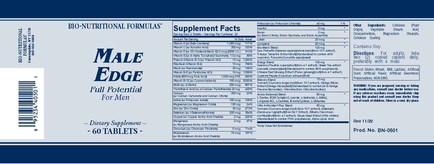 Male Edge: Full Potential For Men Multivitamin - 60 Tablets – Doctor's ...